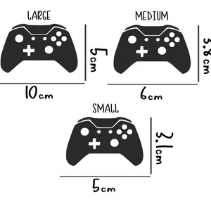 Controller Decals - Control Stickers - Wall Art Decals - Boys Bedroom ...