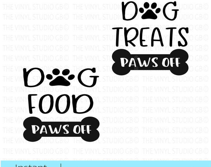 Dog Treats & Dog Food SVG Digital Download Commercial Use SVG - Etsy