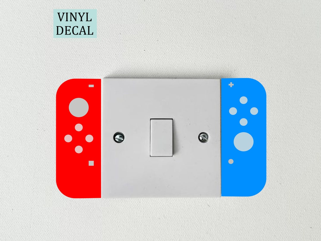 Gaming Light Switch Wall Decal - Etsy