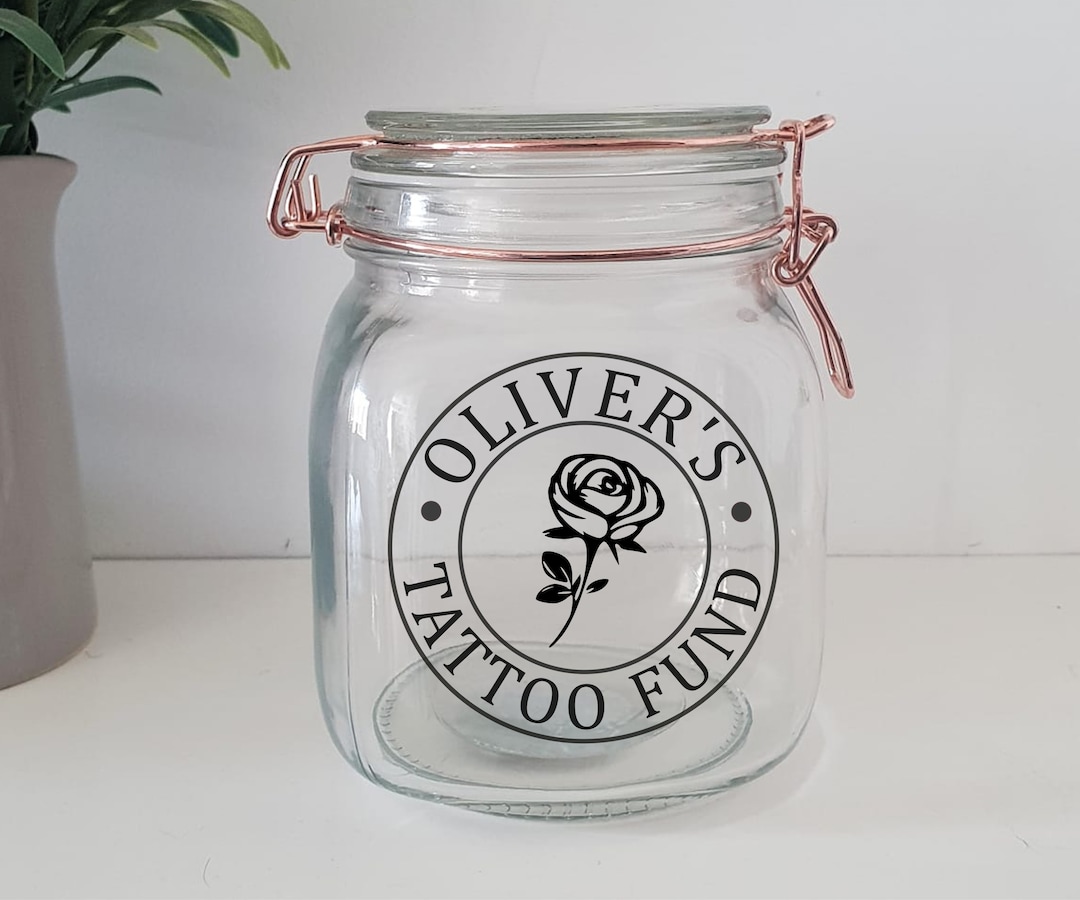 Tattoo Fund Sticker Tattoo Vinyl Decal Personalised Tattoo Gift Tattoo ...