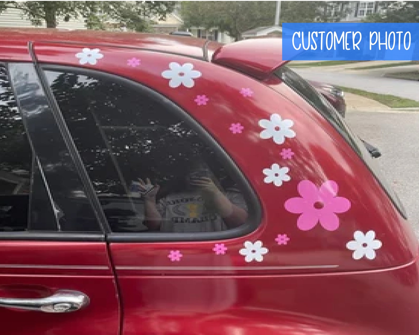 Flower Stickers Set Flower Decals Flower Stickers Bike - Etsy UK