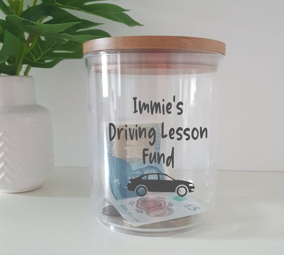 Personalised Driving Lesson Fund Sticker Vinyl Decal - Etsy UK