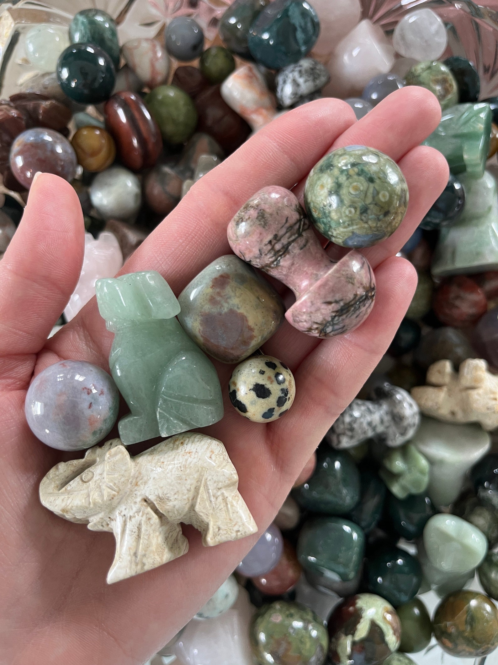 Crystal Carving Mystery Scoop | High Quality Crystal Mix - Etsy