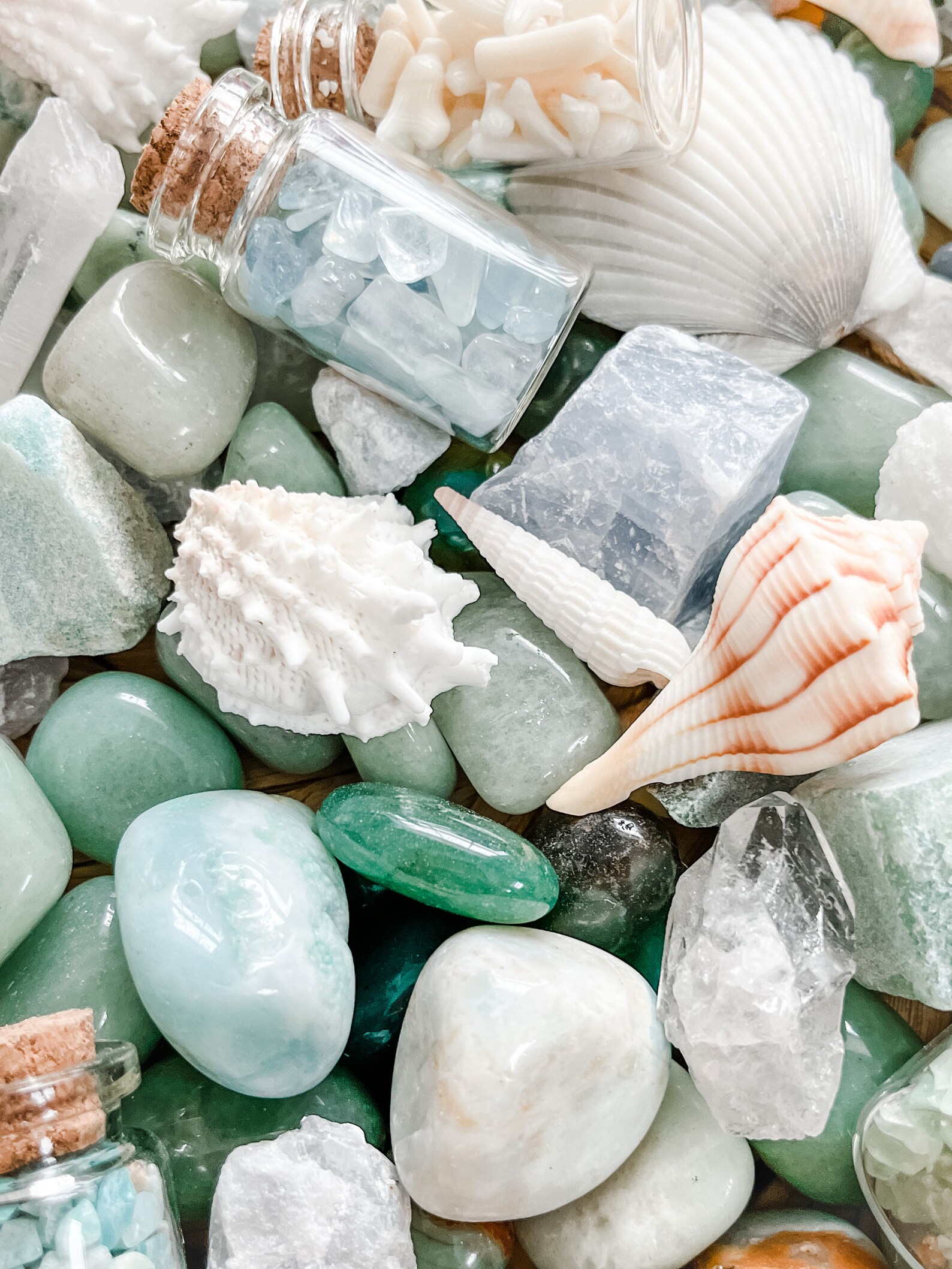 Beach Crystal Mystery Scoop | Sea Shell Specimen Mix | Mermaid ...