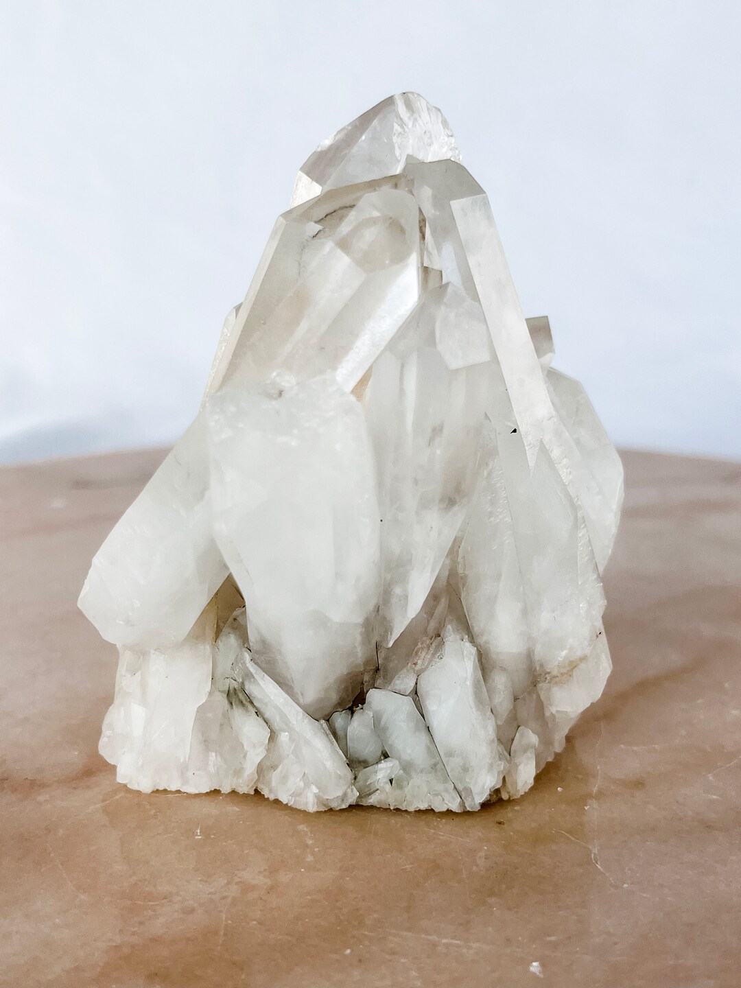 Clear Quartz Crystal Cluster, Natural Milky Quartz for Modern Home ...