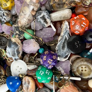 Crowcore Crystal Confetti Scoop, Crow Trinkets, Junk Drawer Oddities ...