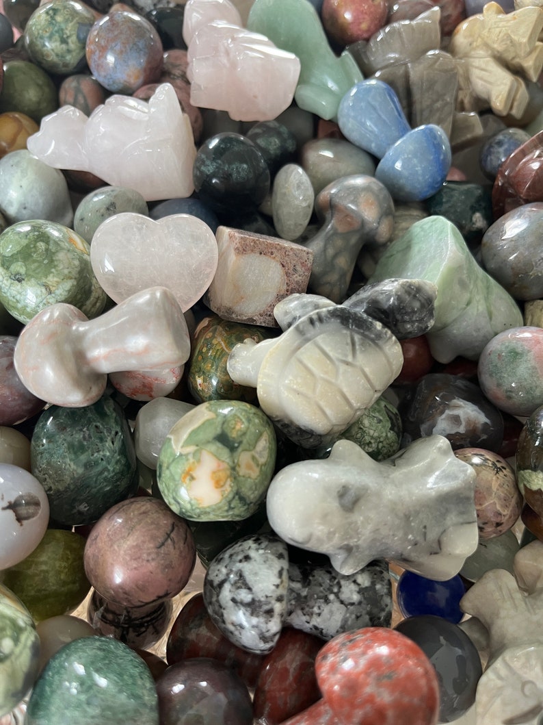 Crystal Carving Mystery Scoop | High Quality Crystal Mix - Etsy