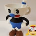 Mugman Figure ( From Video Game Don't Deal With the Devil ) - Etsy