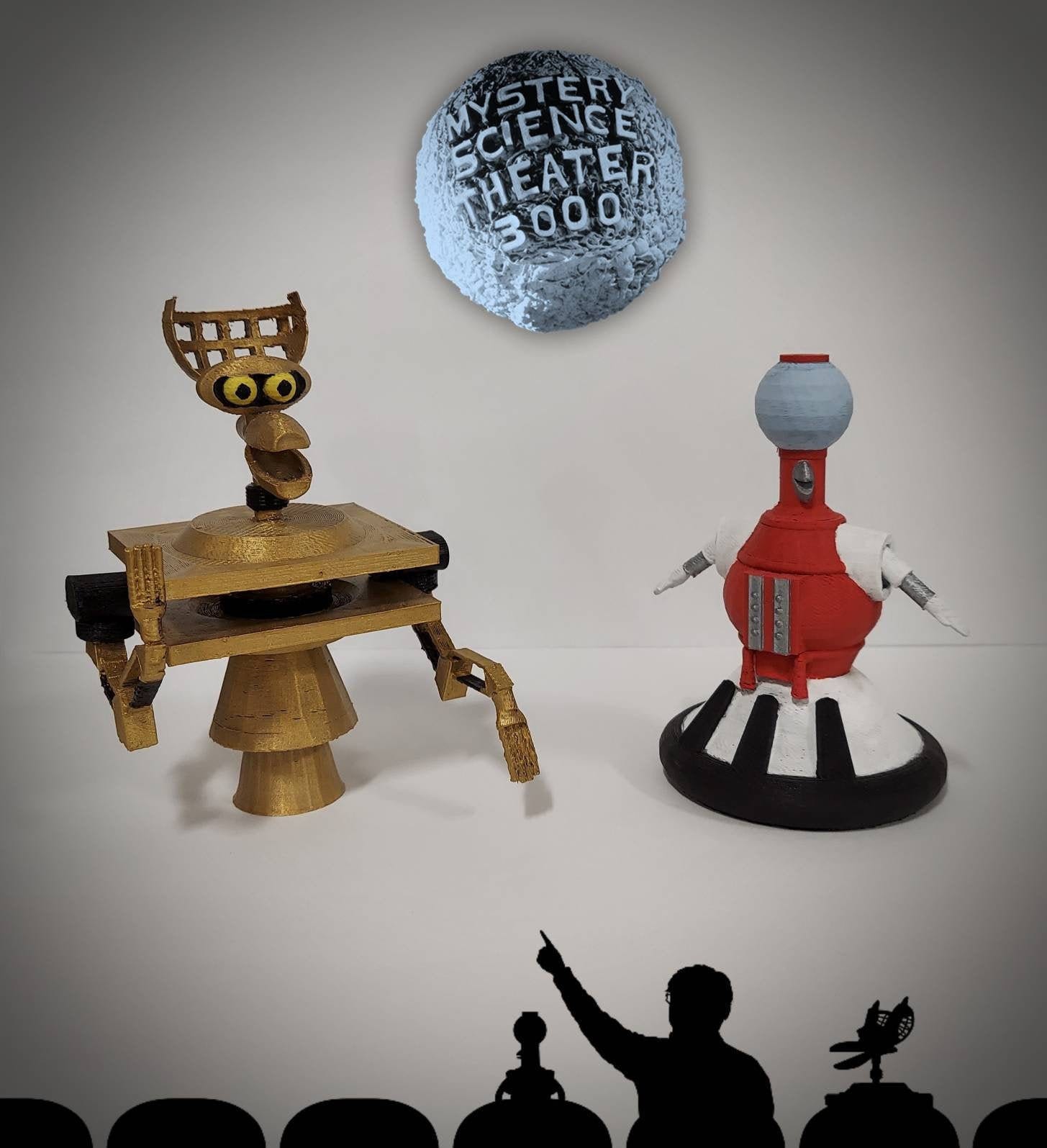 Mystery Science Theater 3000 Robot Pals: Tom Servo and Crow Custom ...
