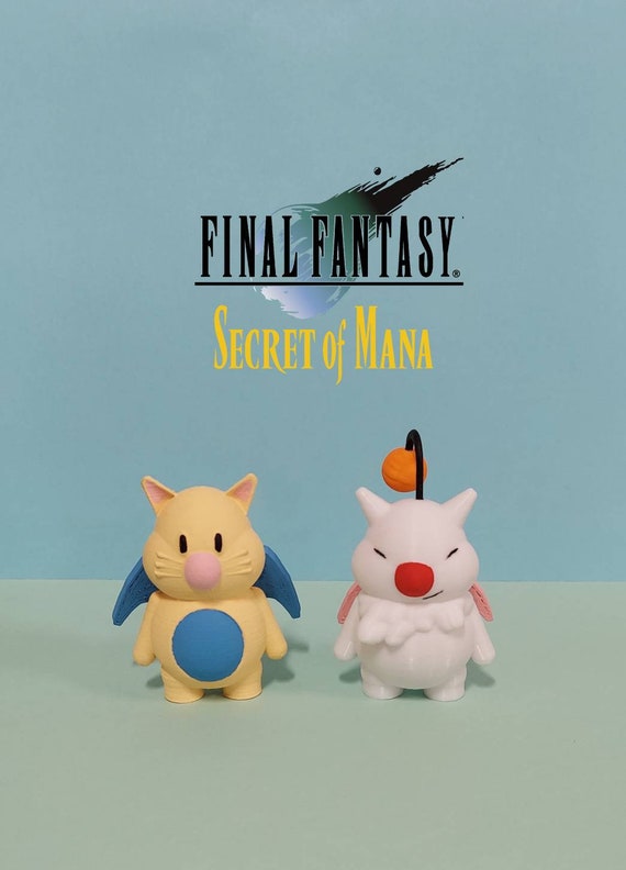 Final Fantasy / Secret of Mana Custom Moogle Figure 2-pack | Etsy