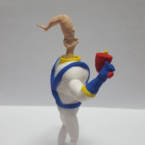 Earthworm Jim Custom Made Figure - Etsy