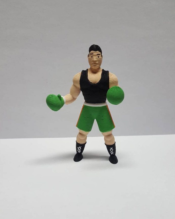 Little Mac Figure From Classic Videogame Mike Tyson's - Etsy
