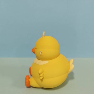 Final Fantasy Chunky Chocobo Custom Figure (color Options Available) - Etsy