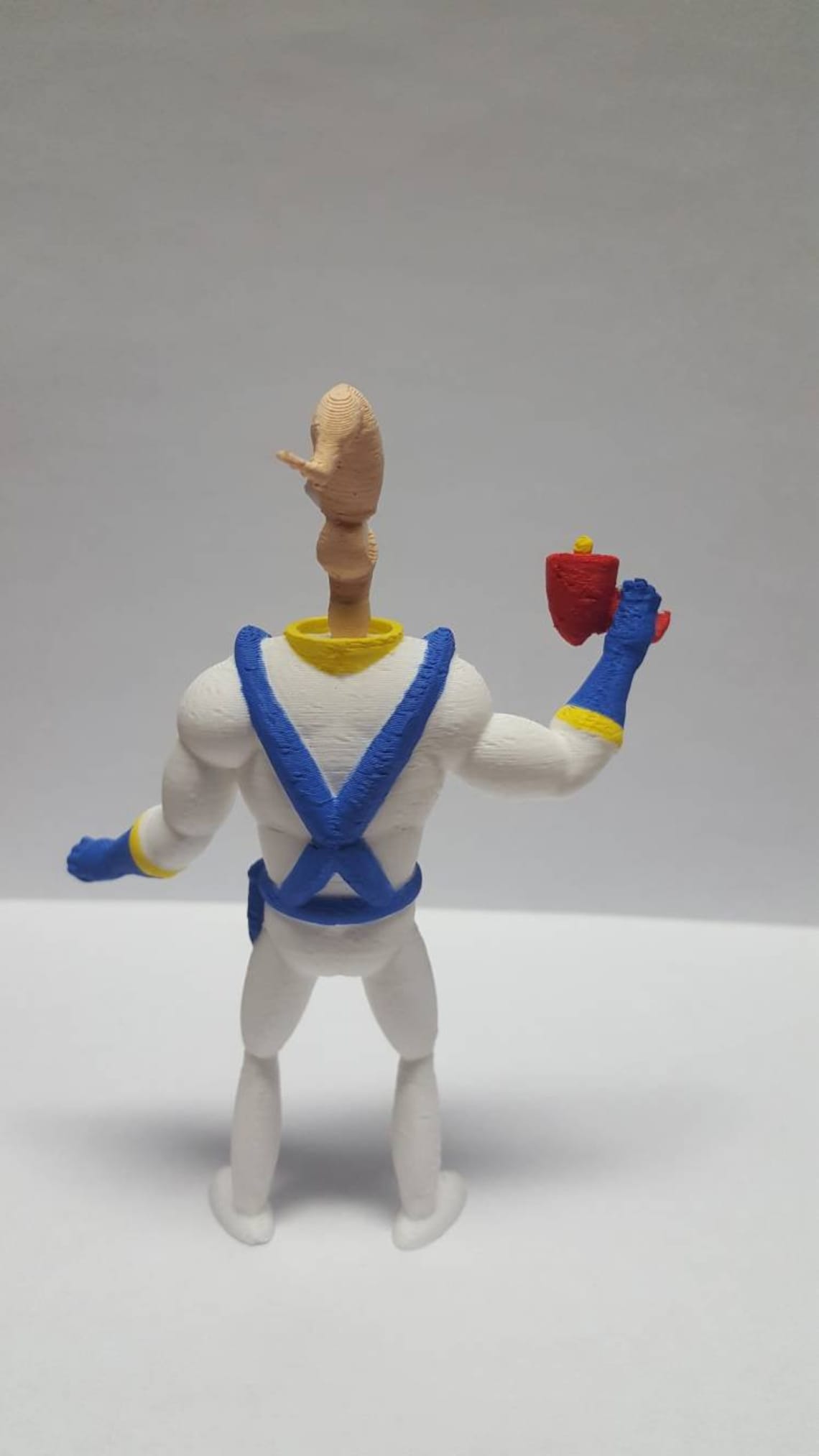 Earthworm Jim Custom Made Figure | Etsy