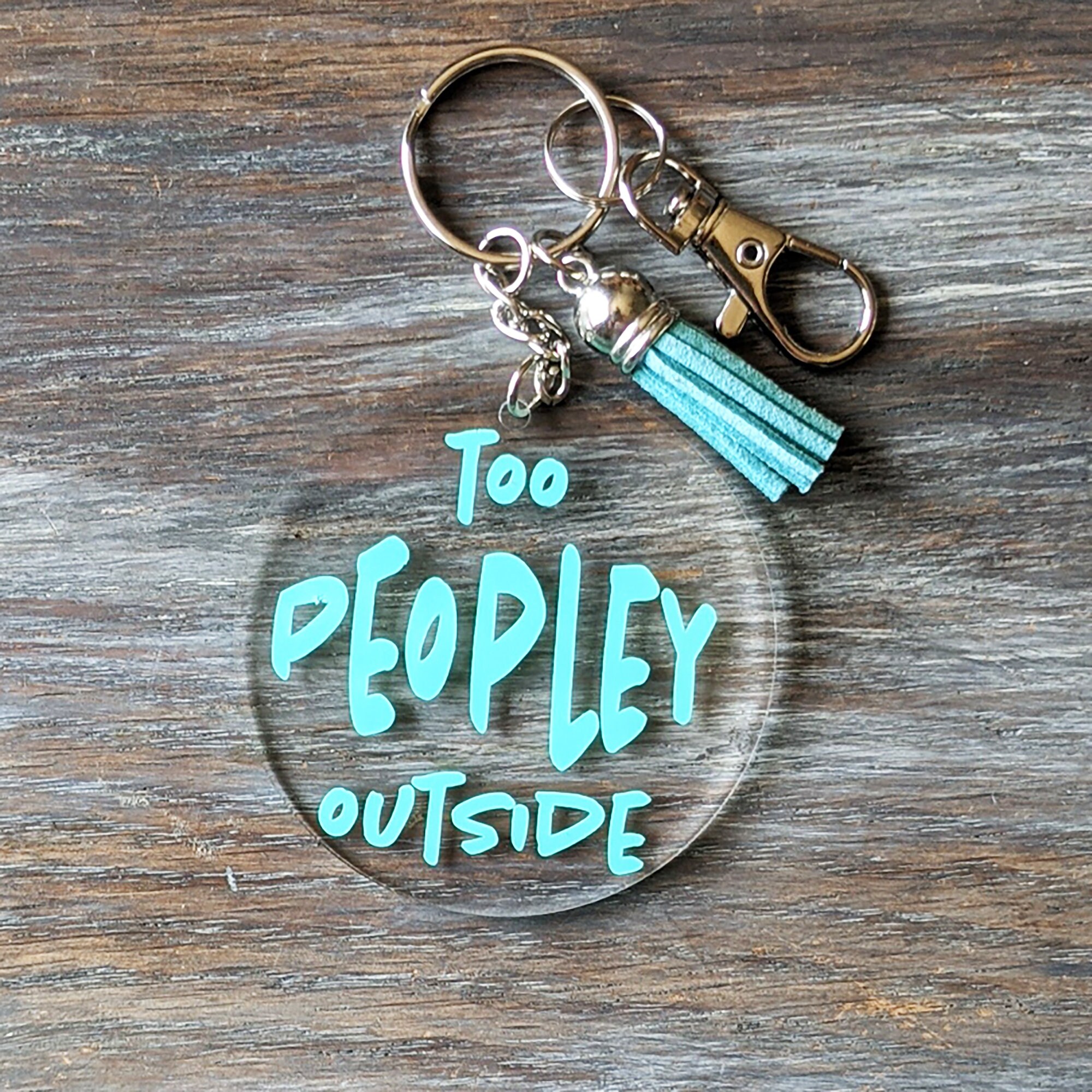 Keychains Acrylic Keychain Round Keychain Tassle Funny - Etsy