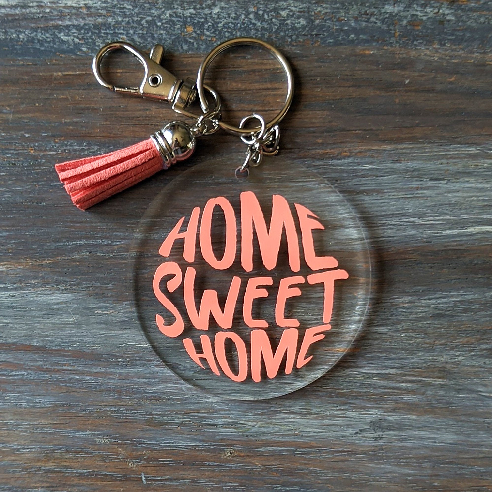 Keychains Acrylic Keychain Round Keychain Tassle Funny - Etsy