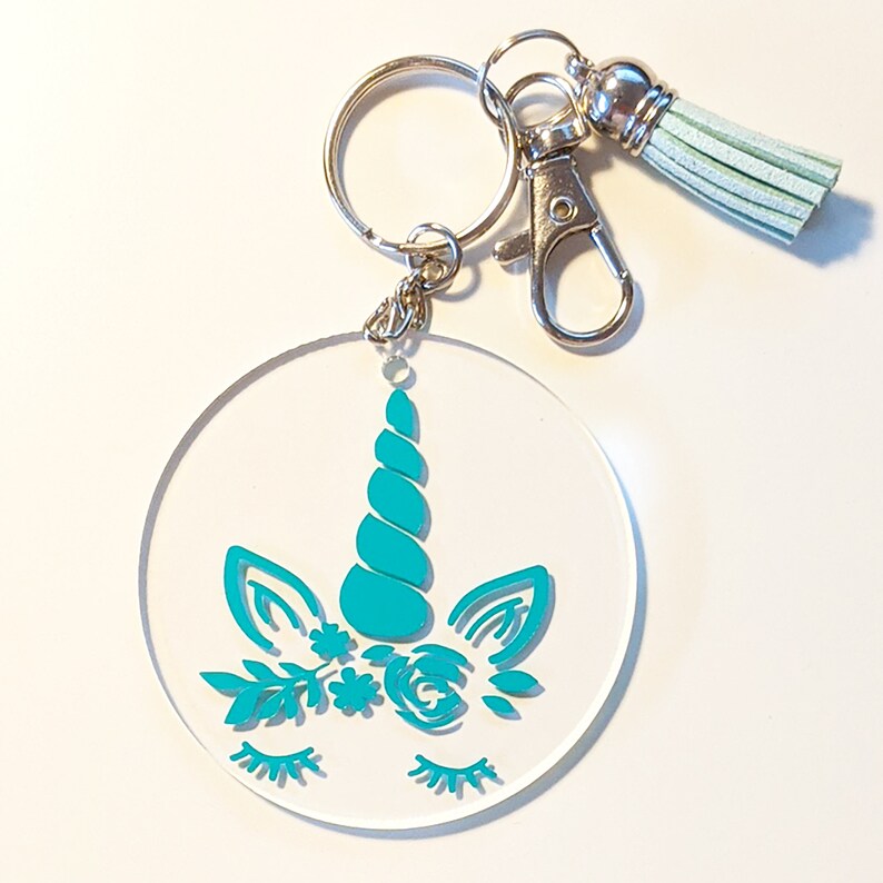 Keychains Acrylic Keychain Round Keychain Tassle Funny - Etsy
