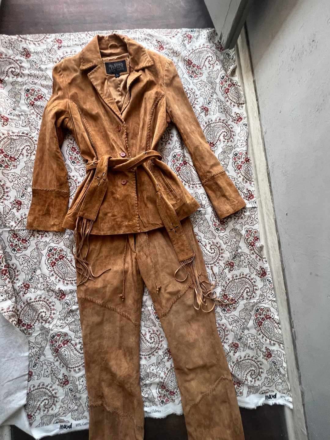 Wilson’s Suede Leather Set - Etsy