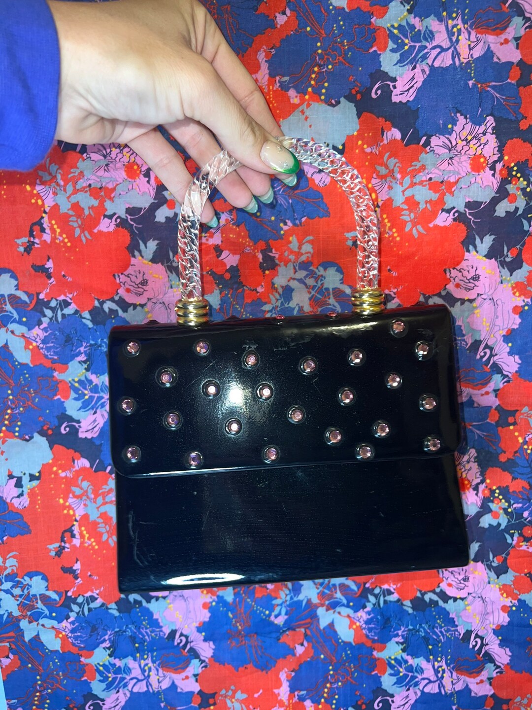 Julie Feldman Rhinestone Purse - Etsy