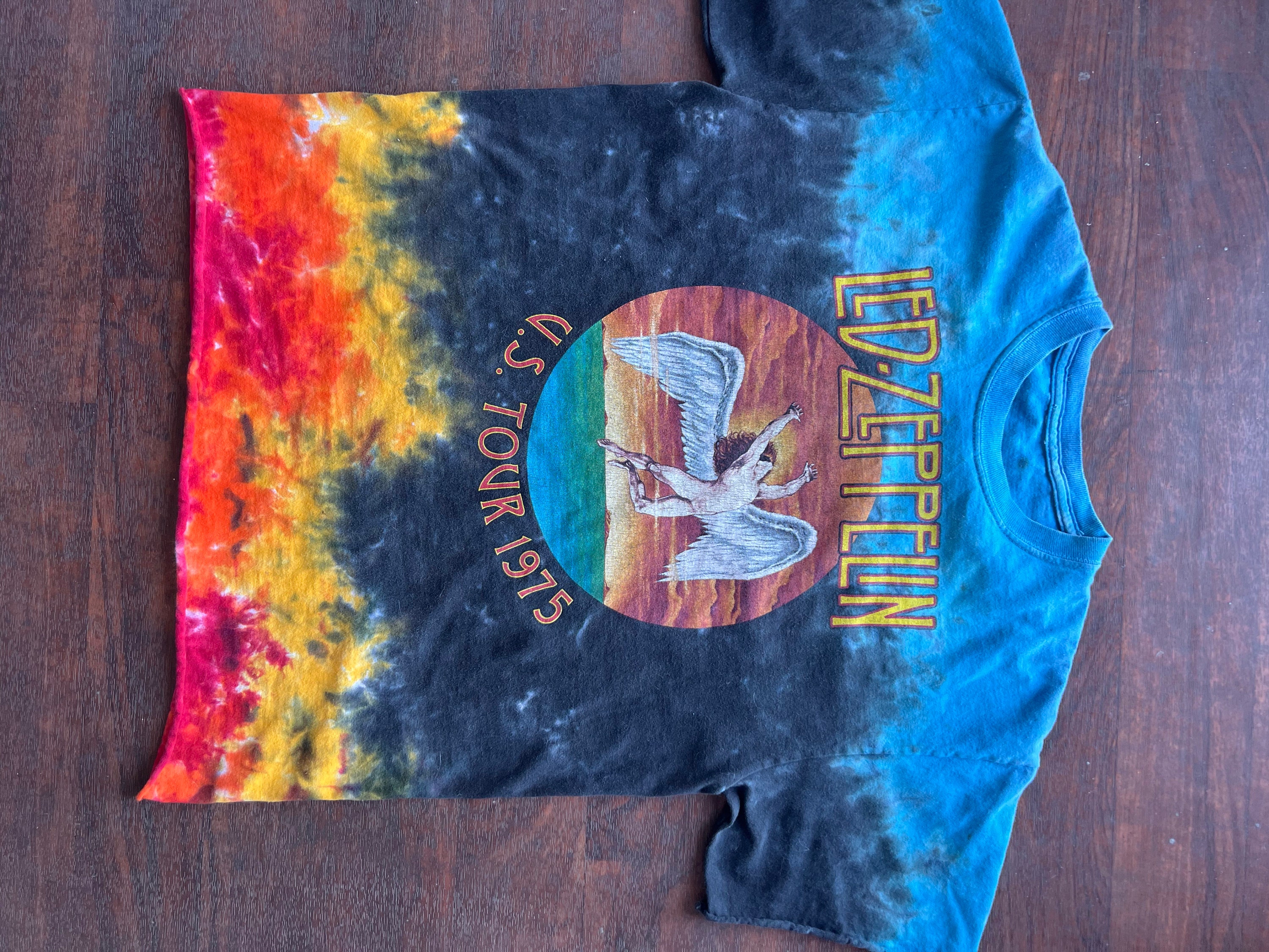 Rainbow Led Zeppelin Tee - Etsy