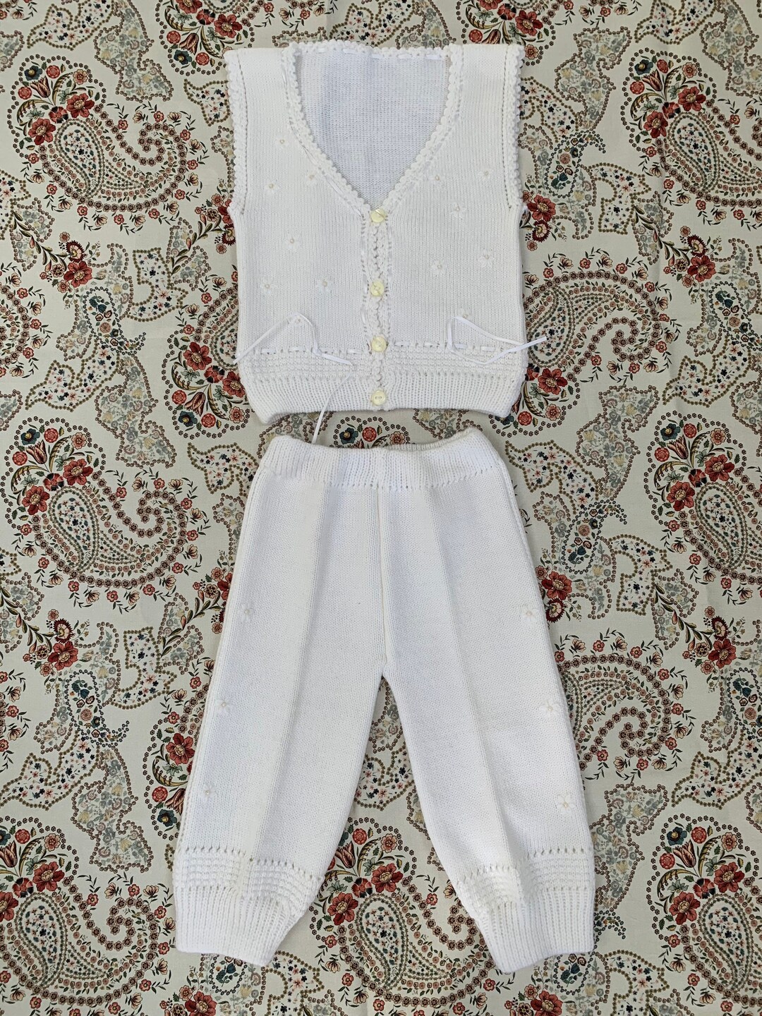 Knitted Baby Two-piece - Etsy