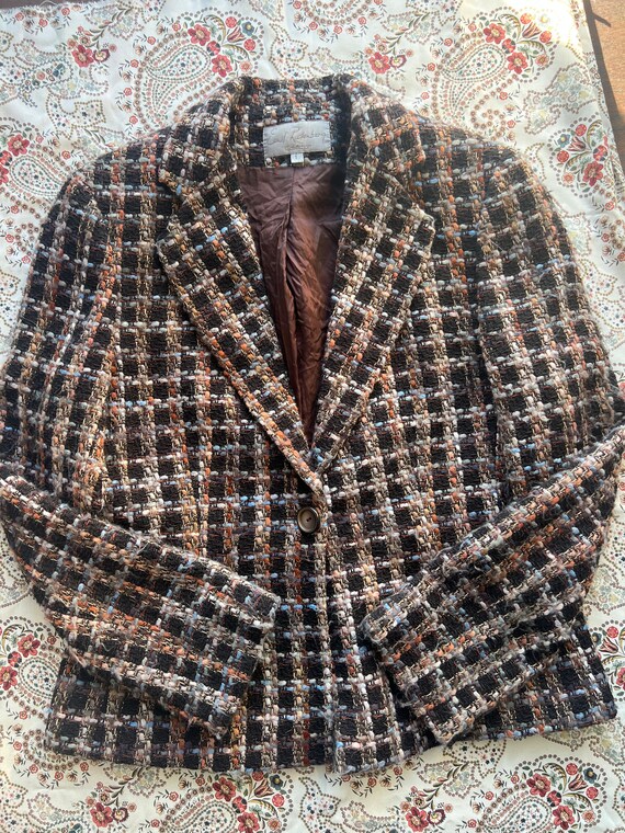 Vintage Tweed Blazer - Gem