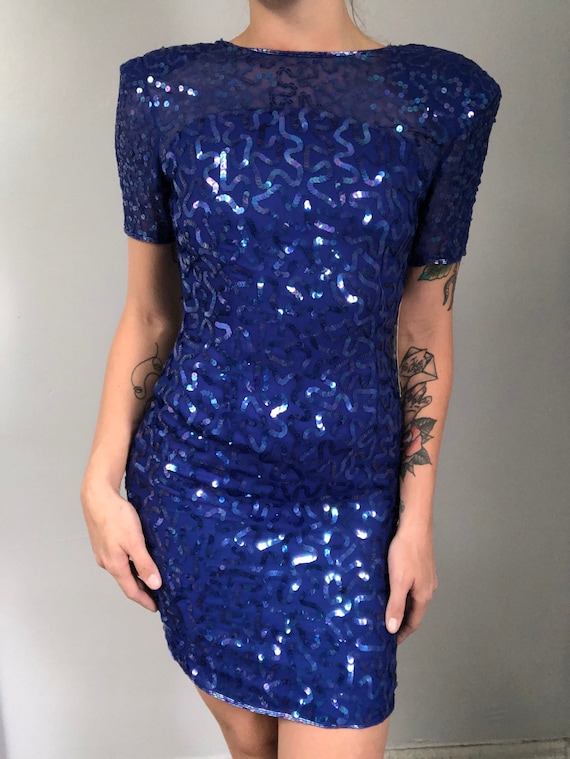 Sequin Cocktail Dress - Gem