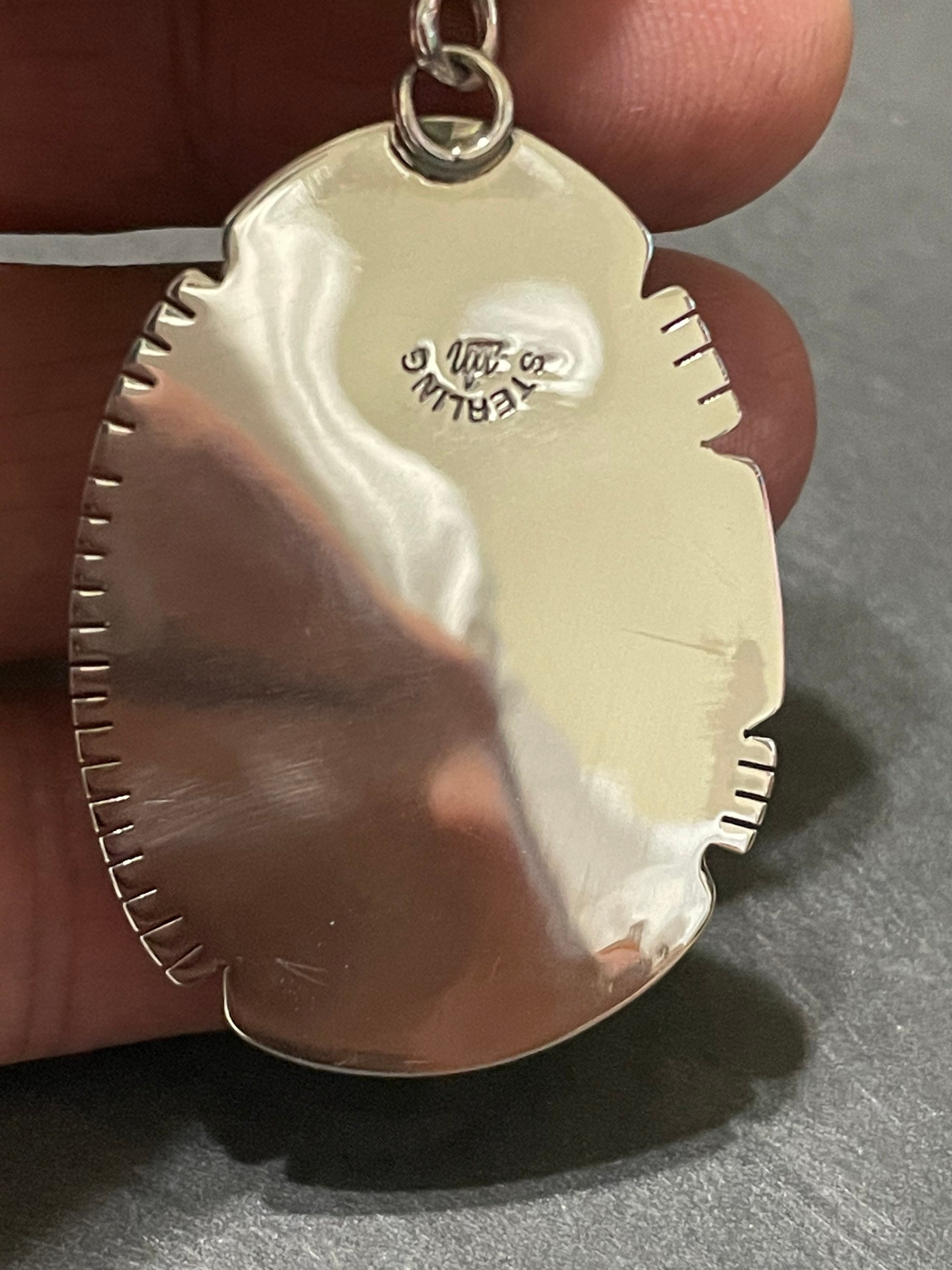 Gold Matrix Turquoise Pendant Necklace/green Turquoise - Etsy