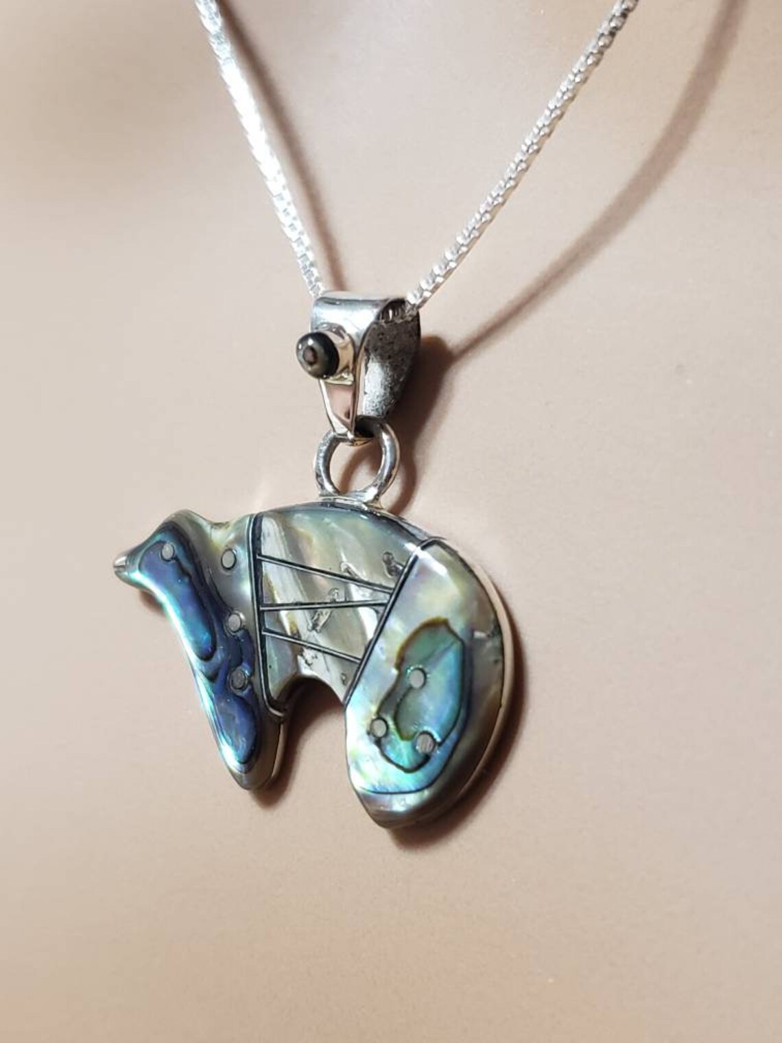 BEAR Pendant/ Shell Bear / Bear Pendant / Shell Bear Pendant /bear ...