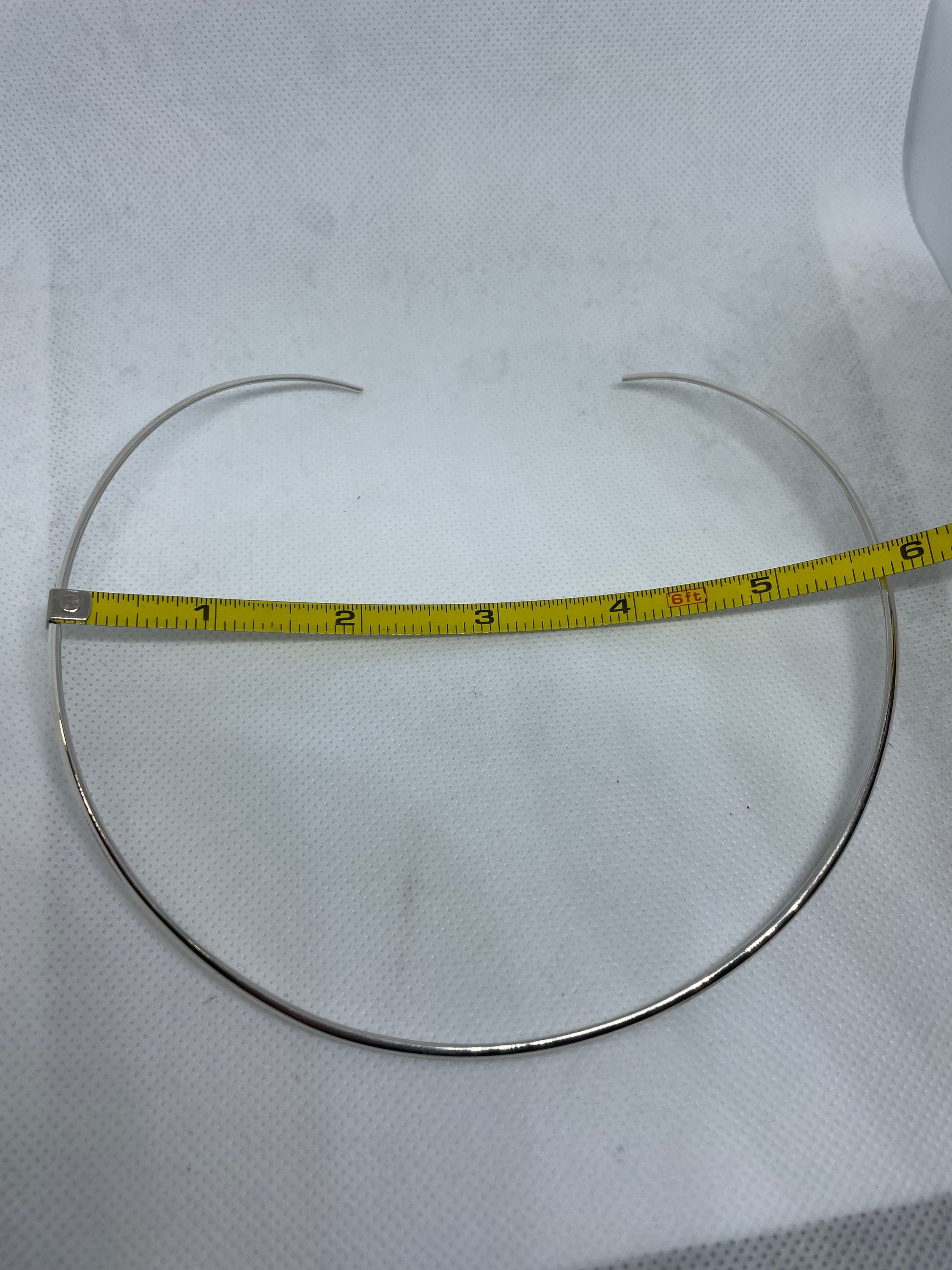 Collar Silver Necklace/solid Silver Choker Necklace/sterling | Etsy UK