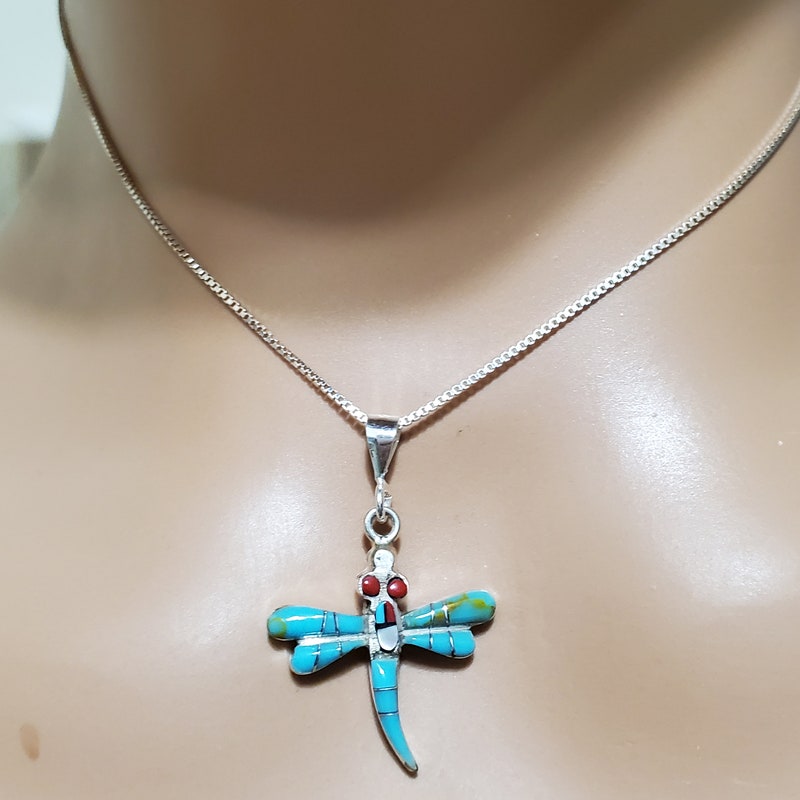 Dragonfly Necklace - Etsy
