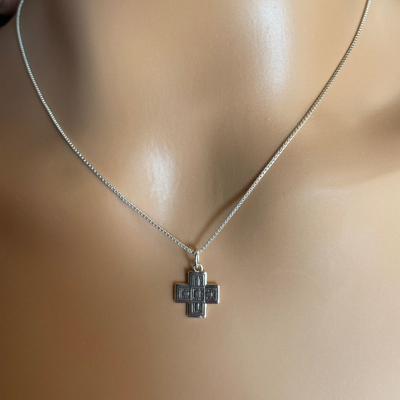 Silver Cross - Etsy