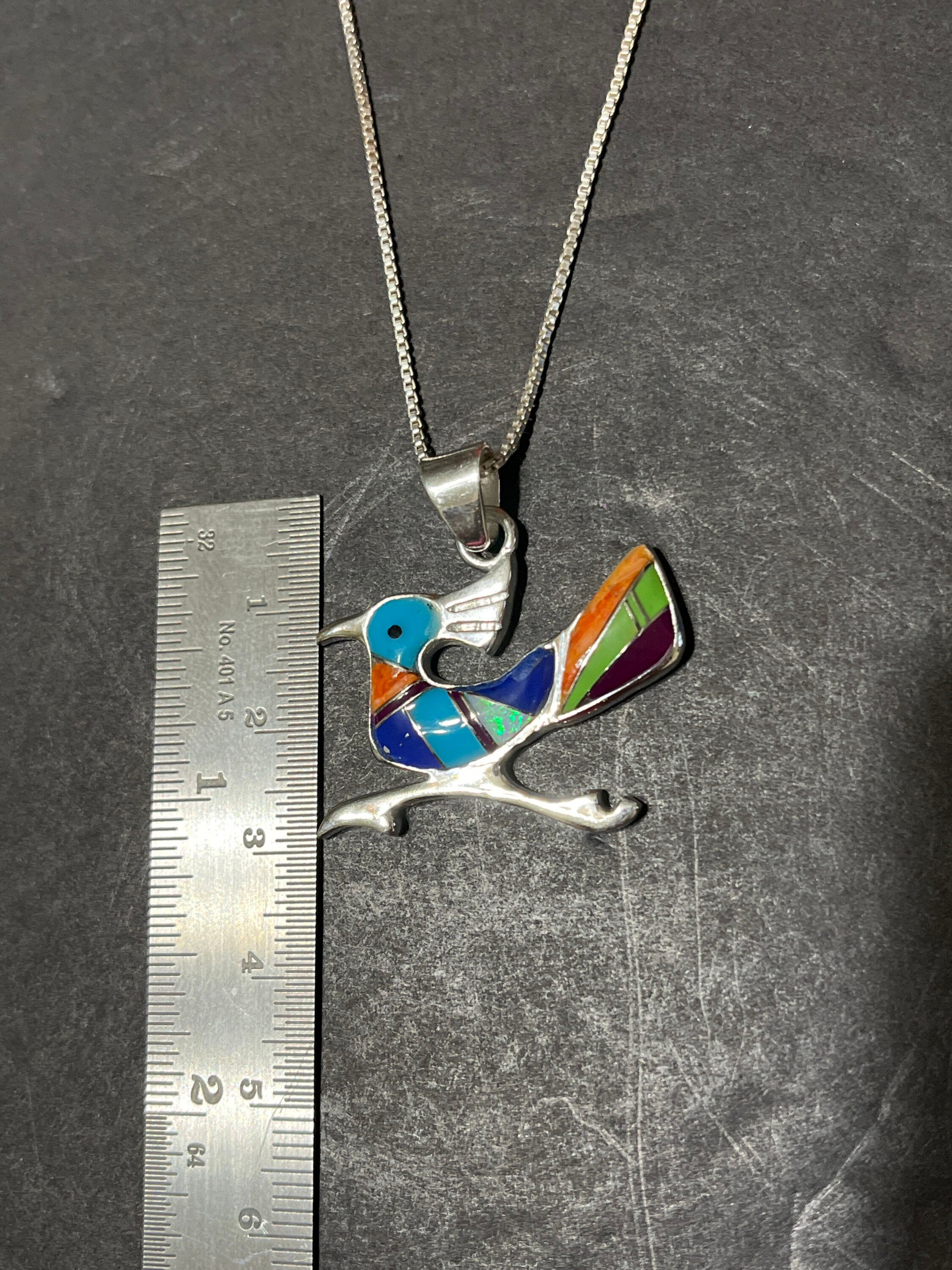 Multicolor Roadrunner Jewelry Set/ Inlay Roadrunner Jewelry - Etsy