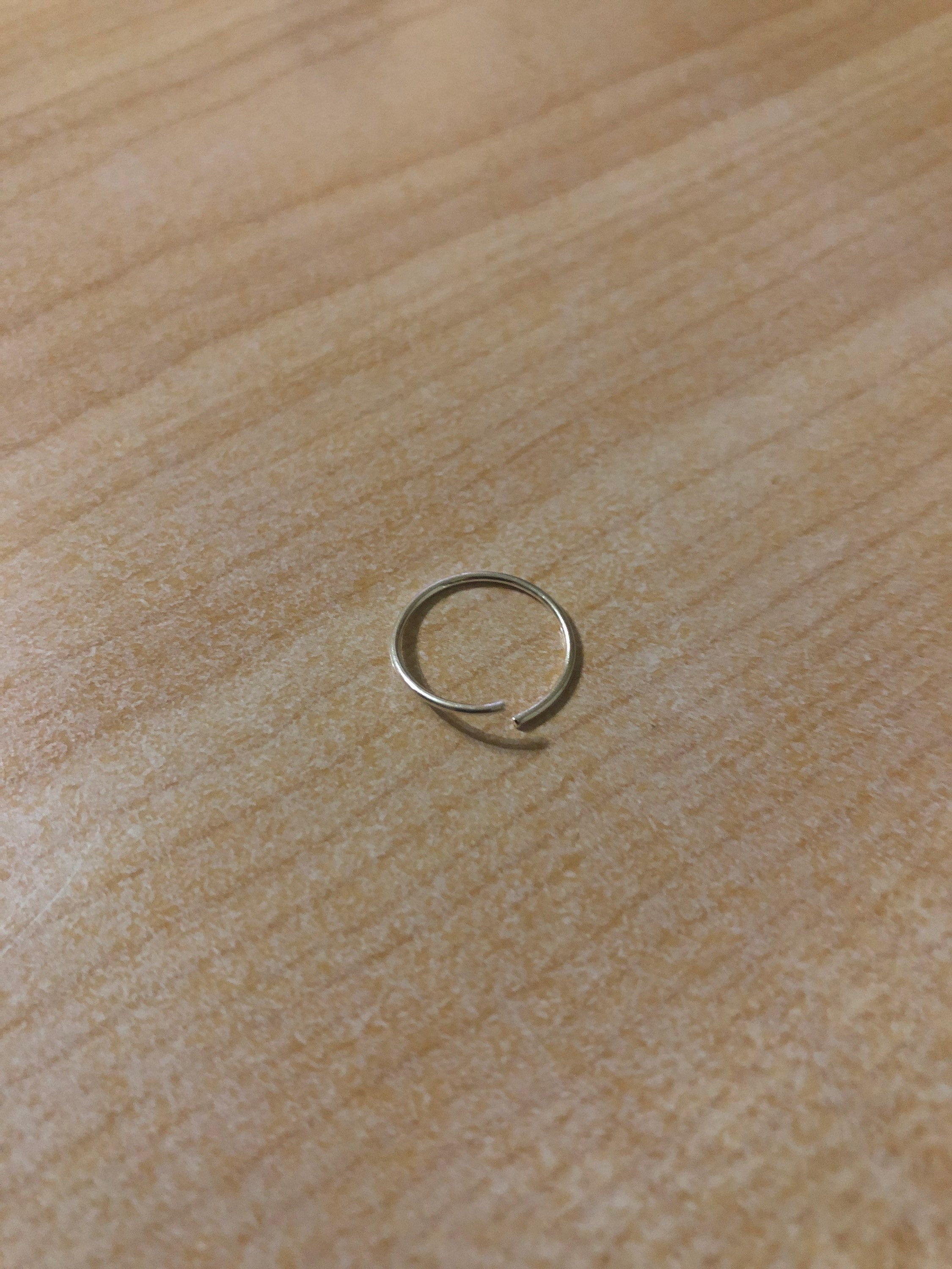 Super Thin Nose Ring/ Small Nose Hoop/piercing/24g Nose Ring/hoop ...