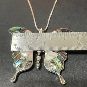 Abalone Butterfly/large Butterfly/sterling Silver Butterfly/butterfly ...