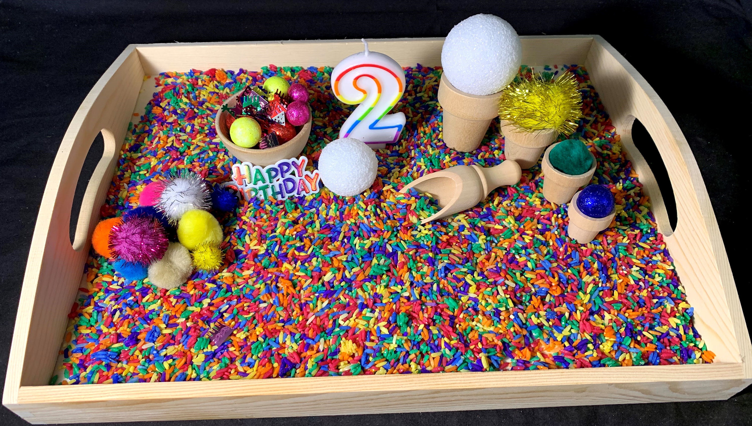 Birthday Icecream Party Sensory Box Sensory Kit Busy Box | Etsy