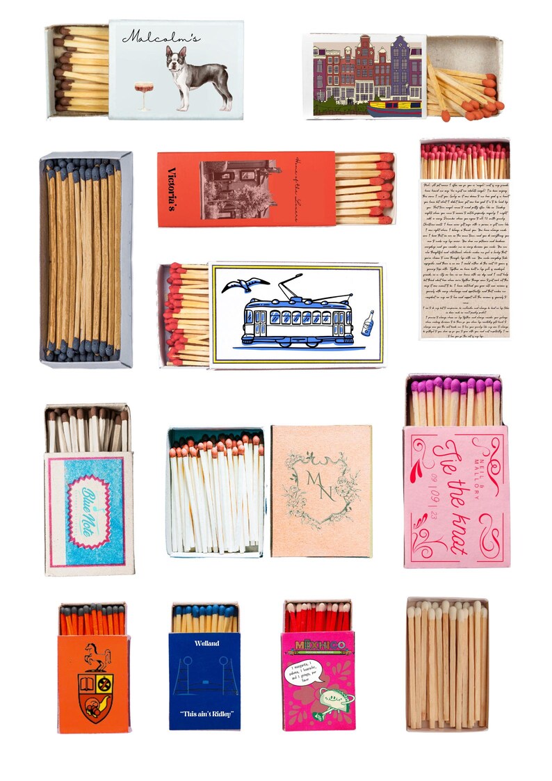 Matchbox Print Customizable Wall Art Template Personalized - Etsy