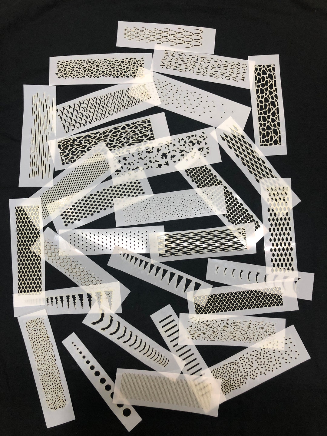 30 1x5" Pattern Assortment Crankbait Jerkbait Topwater Bass Painting ...