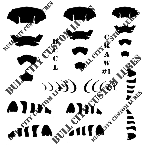 Crankbait Stencil - Etsy