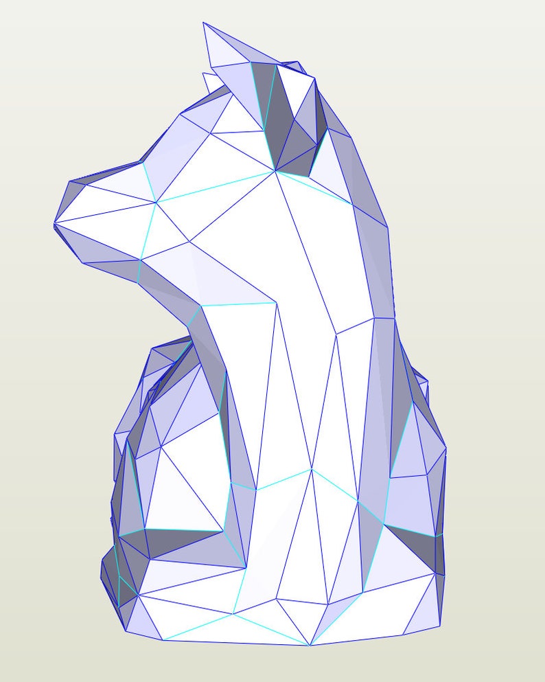 Papercraft Cow PDF Template - Etsy