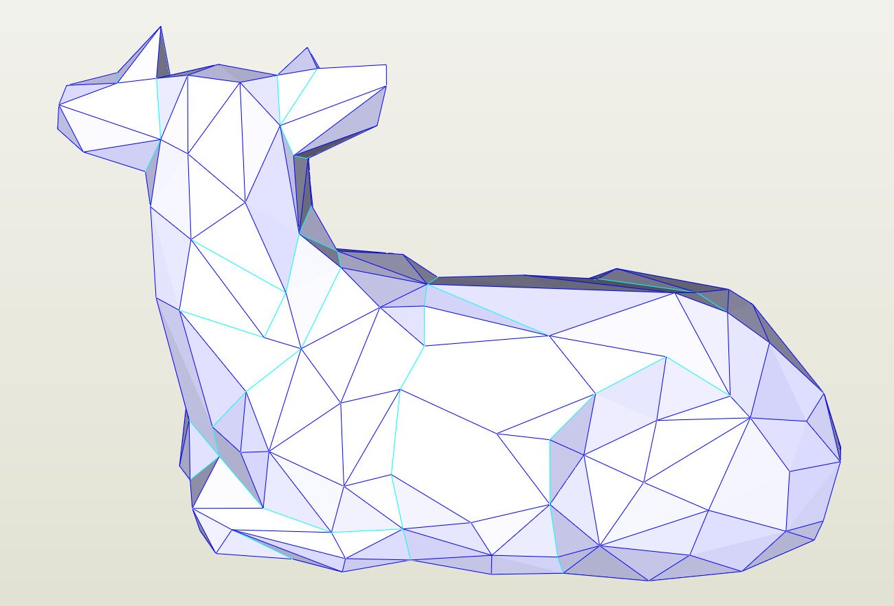 Papercraft Cow PDF Template - Etsy