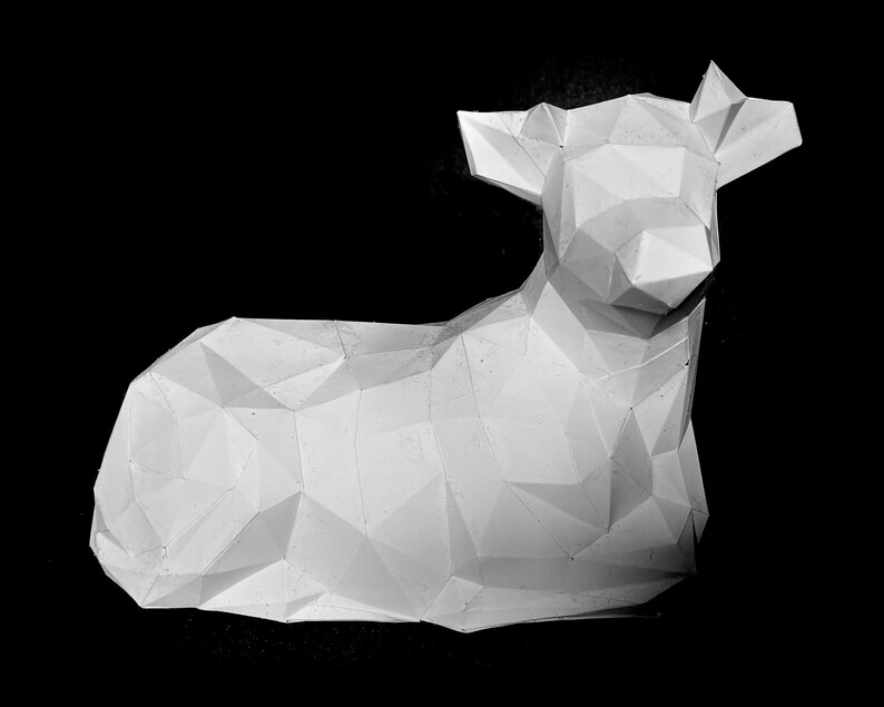 Papercraft Cow PDF Template - Etsy