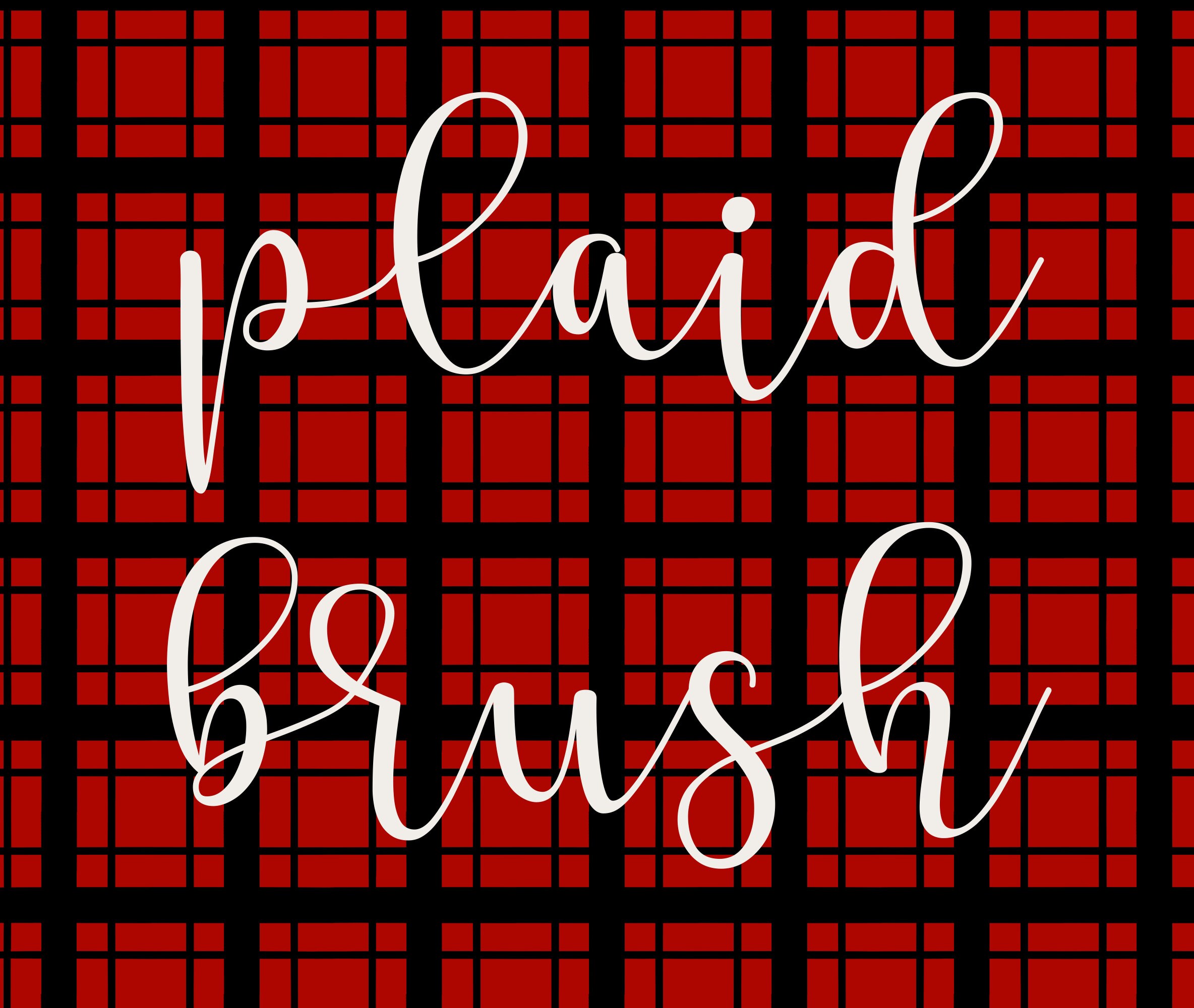 Plaid Pattern Brush for Procreate - Etsy