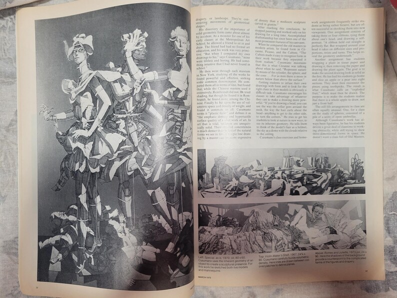 American Artists Magazines From 1970s - Vintage Art Magazines With Full ...