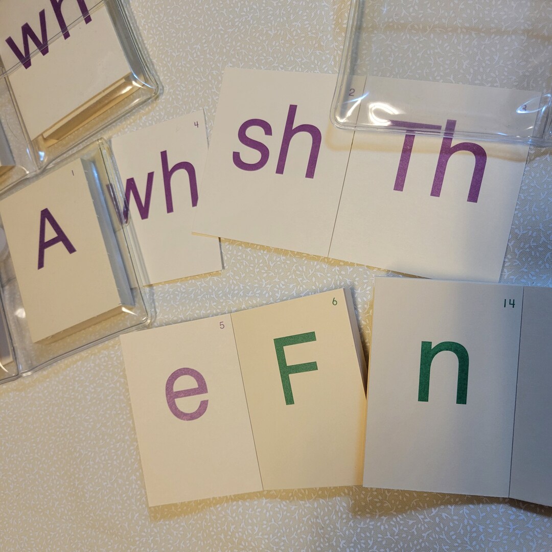 Vintage Alphabet Flash Cards Set of 5, Letter Cards for Junk Journals ...