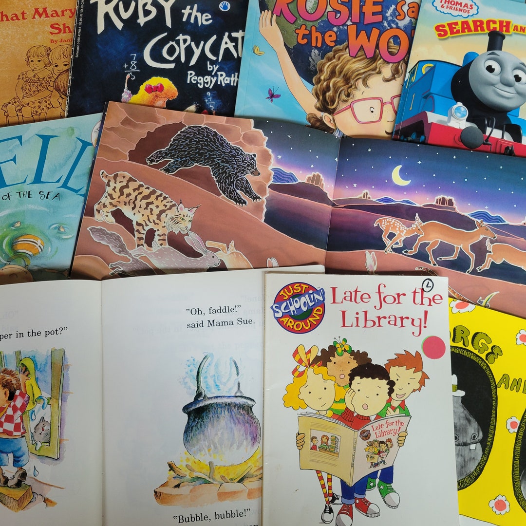 Vintage Children's Illustrated Book Page Packs - Packs of 10, 15, 20 ...