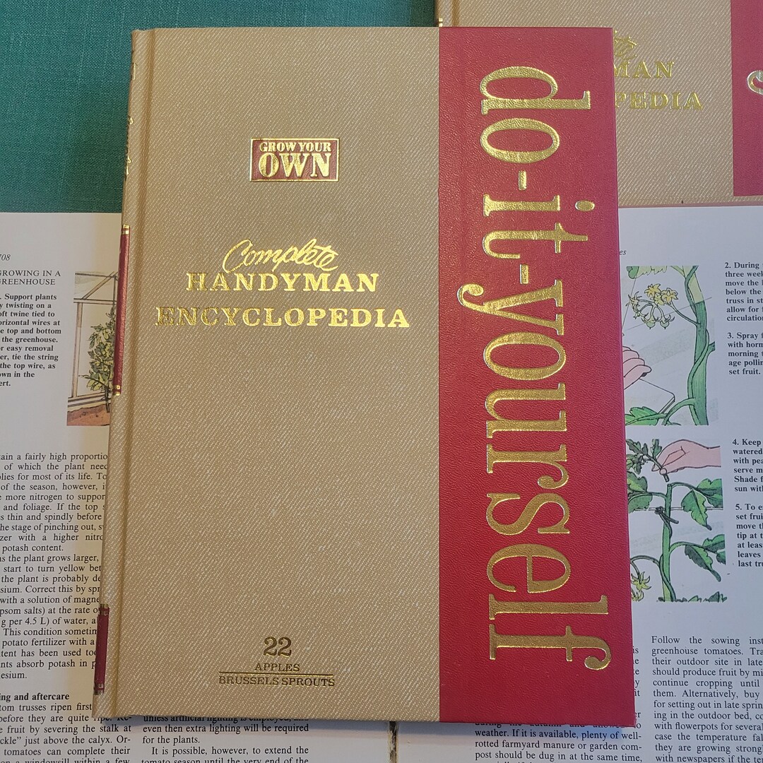Handyman Encyclopedia Book Page Packs With 25 Pages Pages From the Grow ...