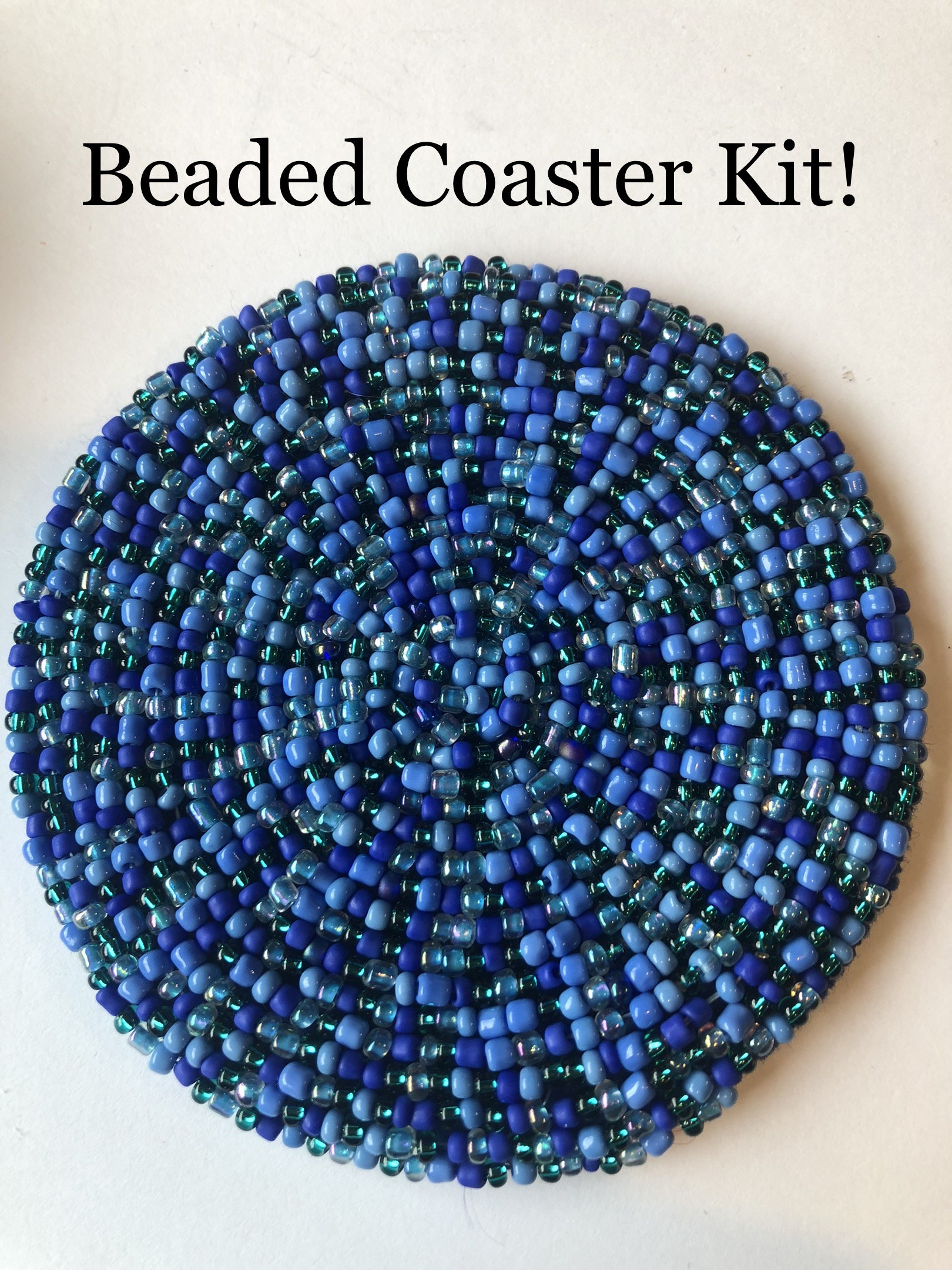Beaded Coaster Kit: DIY Seed Bead Craft Project - Etsy UK