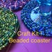 Beaded Coaster Kit: DIY Seed Bead Craft Project - Etsy UK