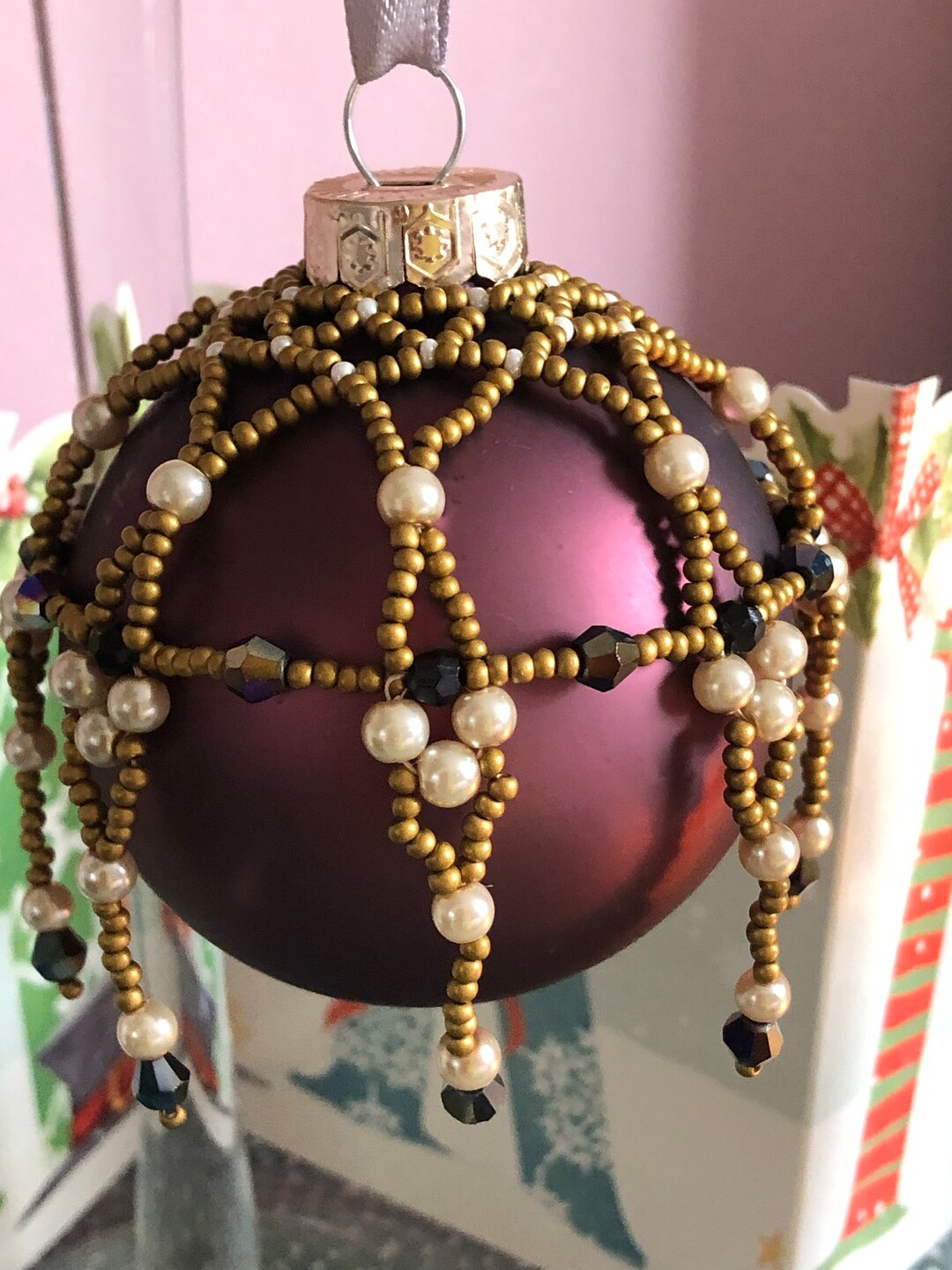 Complete Craft Kit to Make a Christmas Bauble Decoration Vintage Art ...